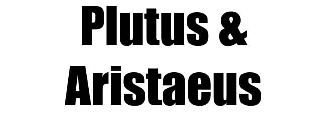 God Plutus and God Aristaeus